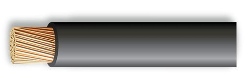 10' 350 MCM Copper XLP USE-2 RHH RHW-2 Wire Black 600V | eBay