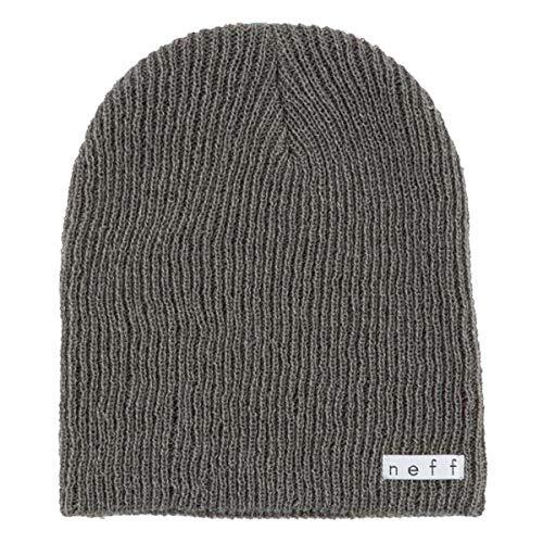 NEFF Mens and Womens Daily Beanie Hat for Winter Charcoal Heather One ...