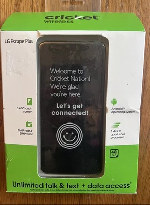 Cricket Wireless LG Escape Plus 32GB Platinum Gray NEW 711868003101 | eBay
