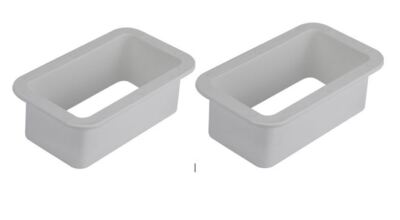 2 x Scupper Vent Trim, White, Suits Scuppers and Air Vents, Caravan ...