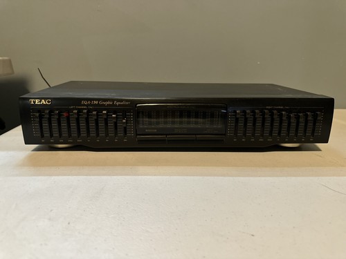 TEAC EQA-190 Stereo Graphic Equalizer with Spectrum Display Black Works | eBay