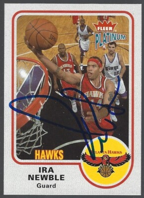 2002-03 Fleer Platinum #64 Ira Newble IP autograph signed card | eBay