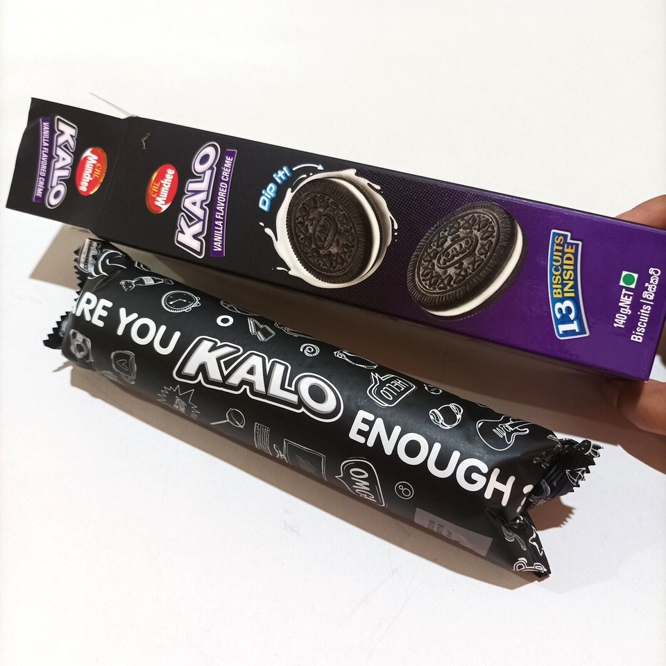 CHOCOLATE Biscuit With Ceylon Munchee KALO Vanilla Flavored Creamy ...