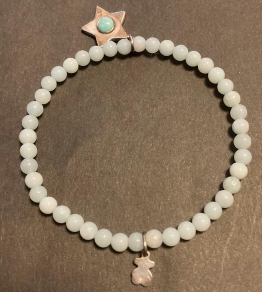 TOUS Bracelet Bear Star Shape Natural Stone Fashion Accessories Casual ...