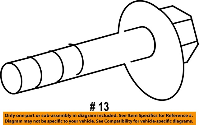 Genuine OEM Lateral Arm Bolt for Toyota 484090E010 for sale online | eBay
