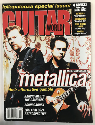 GUITAR WORLD MAGAZINE-JUL 1996-METALLICA-SOUNDGARDEN-PANTERA-STONE ...
