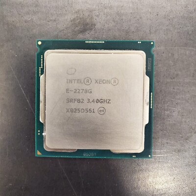 Intel Xeon E-2278G 3.40GHz 8 Core LGA1151 SRFB2 Server Processor | eBay