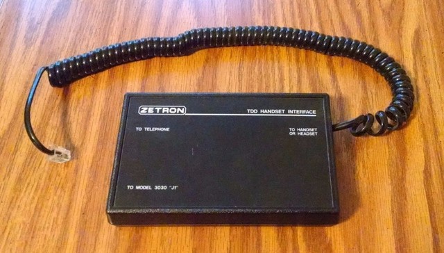 Zetron TDD Phone Telephone DISPATCH Handset Interface Model 3030 J1 950 ...