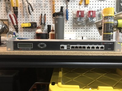 Fortinet FortiGate 200A Anti Spam Antivirus Firewall Appliance LAN Dual ...