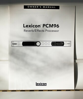 Notice Lexicon pcm 96 | eBay