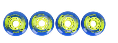 Bauer Street 82A Roller Hockey Wheels - 4 Pack 76MM and 80MM Available ...