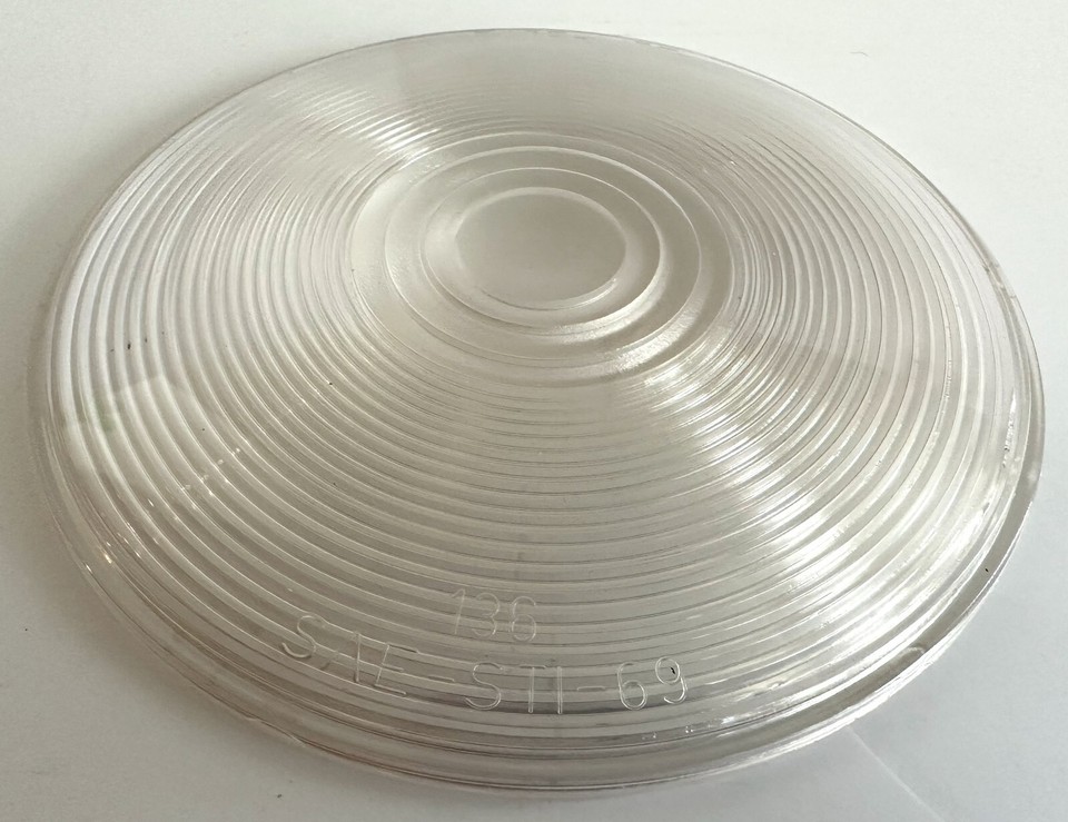 SET OF 2 SATE LITE 136 CLEAR 4-1/4" ROUND REPLACEMENT LENS SAE-STI-69 LENSES | eBay