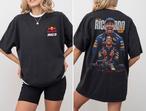 F1 Daniel Ricciardo 'DR3' Grunge Vintage Style Unisex T-shirt F1 Merch ...
