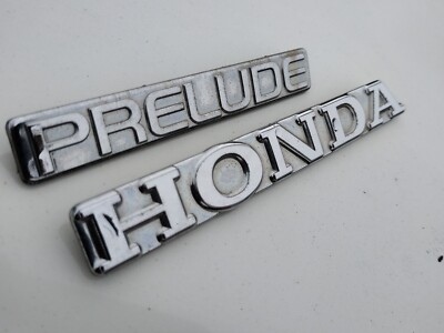 1978-1982 Honda Prelude Rear Emblems 1979 1980 1981 oem | eBay