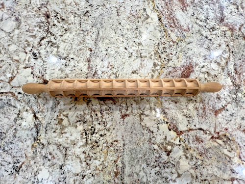 Wooden Made In Italy Ravioli Rolling Pin 12 Pieces 4 Rows | eBay
