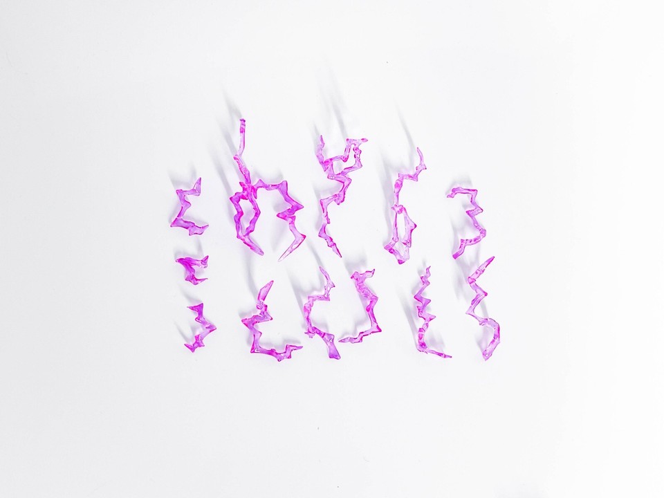 SH Figuarts Figma Storm Dragon Ball 1/12 Custom Lightning (Pink) EFFECT ...