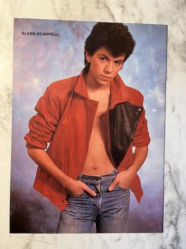 Glenn Scarpelli Shirtless Pinup from 80’s Teen Magazine. 80’s Hunk. | eBay