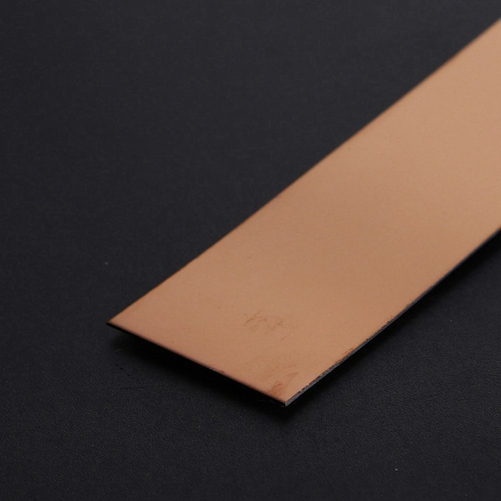 1PC 5M Stainless Steel Flat Decor Lines Background Wall Ceiling Edge ...