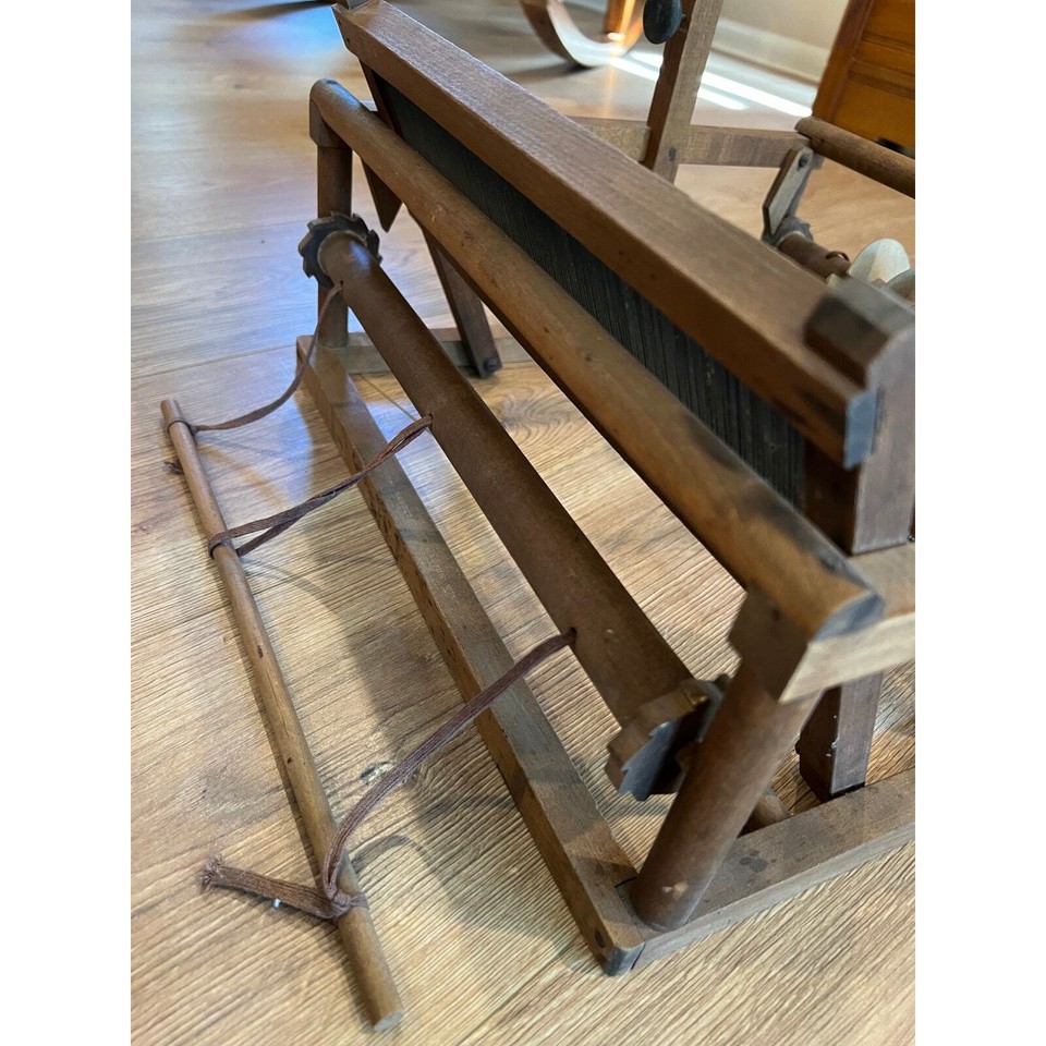 Antique Tabletop Loom 1900's Metal Reed | eBay