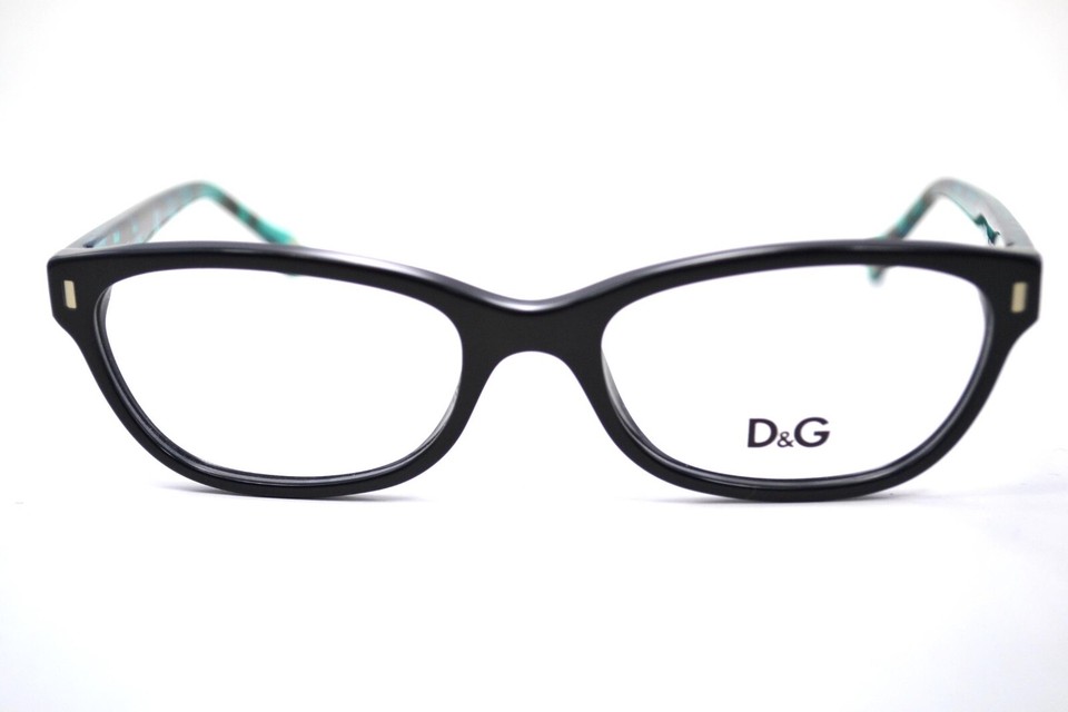 Dolce & Gabbana D&G DD 1205 BLACK 1826 Plastic Cat Eye Eyeglasses 50-17 ...