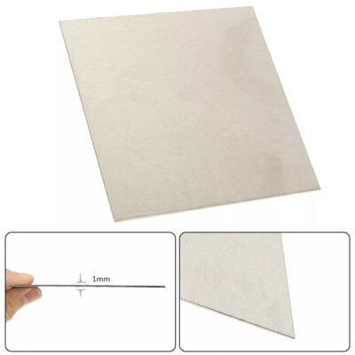 100x100mm Pure Nickel Ni Sheet Plate For Electroplating Anode Element 1 ...