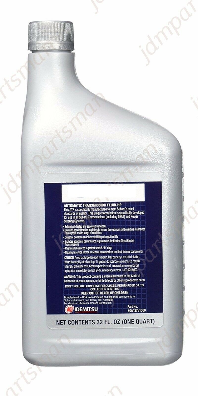 2 Pack GENUINE Power Steering Fluid SOA427V1500 (Red Color) 1-Qt. (FOR ...