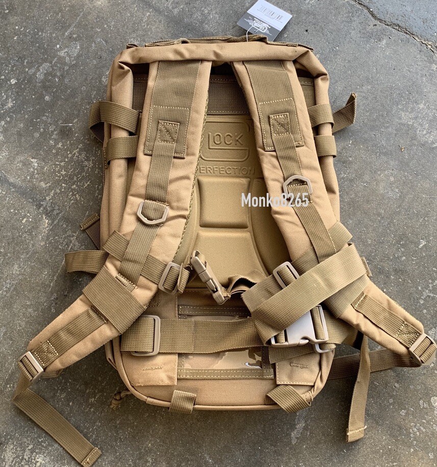 GLOCK BACKPACK AS02001 Multi-Purpose Day Pack / Range Bag with Holster ...