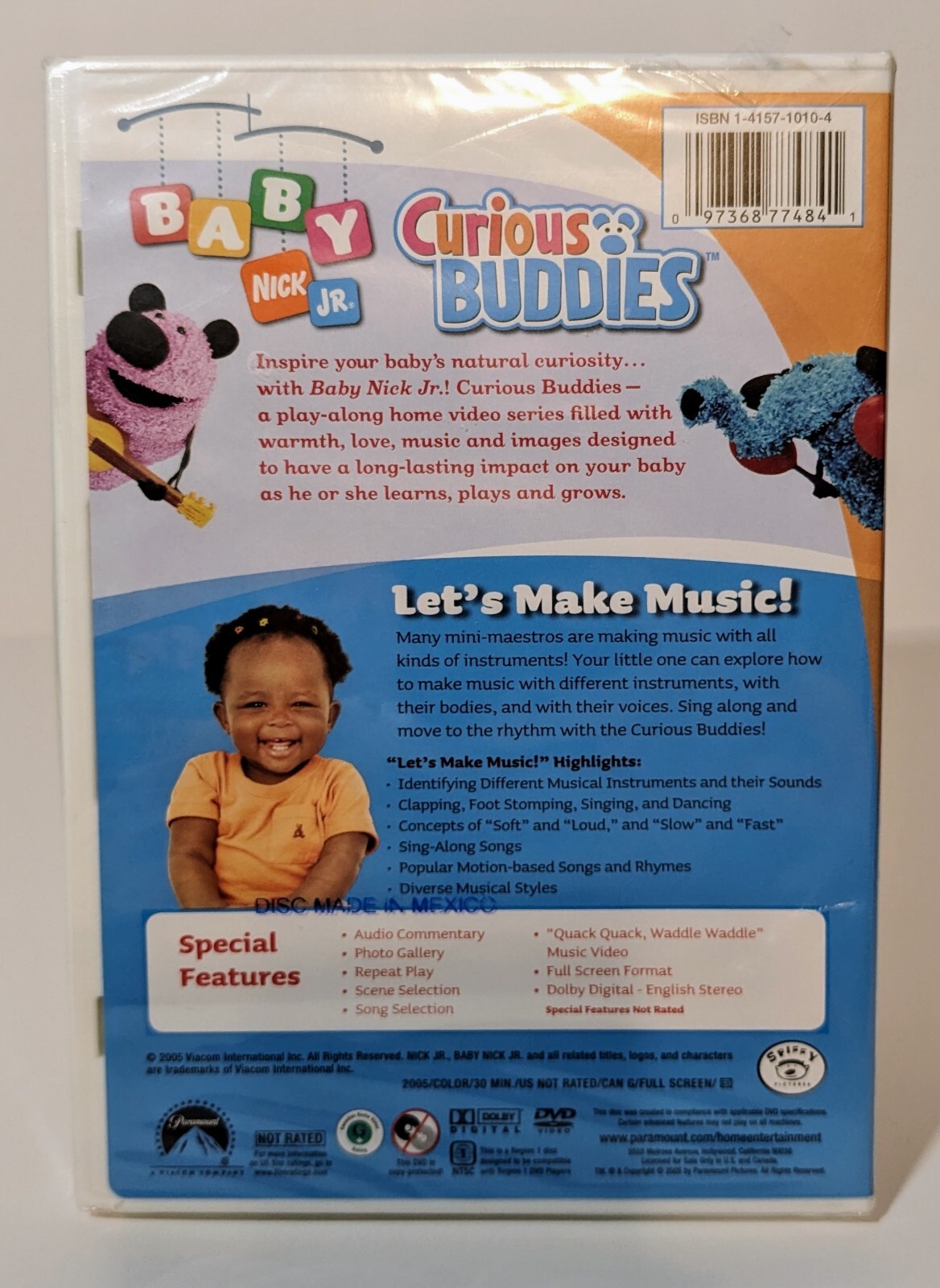 Baby Nick Jr. Curious Buddies Lets Make Music 2002 for sale online | eBay