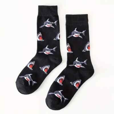 Novelty Shark Socks UK 6-10 Great White NFL Jacksonville Sharks Fan ...