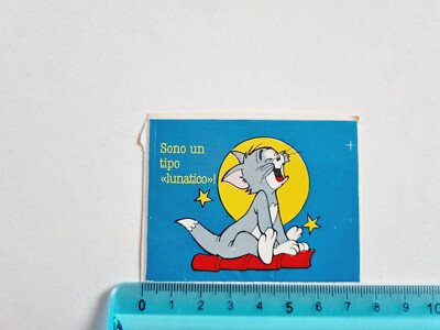 FIGURINA TOM & JERRY STICKER AUTOCOLLANT AUFKLEBER KLEBSTOFF VINTAGE | eBay