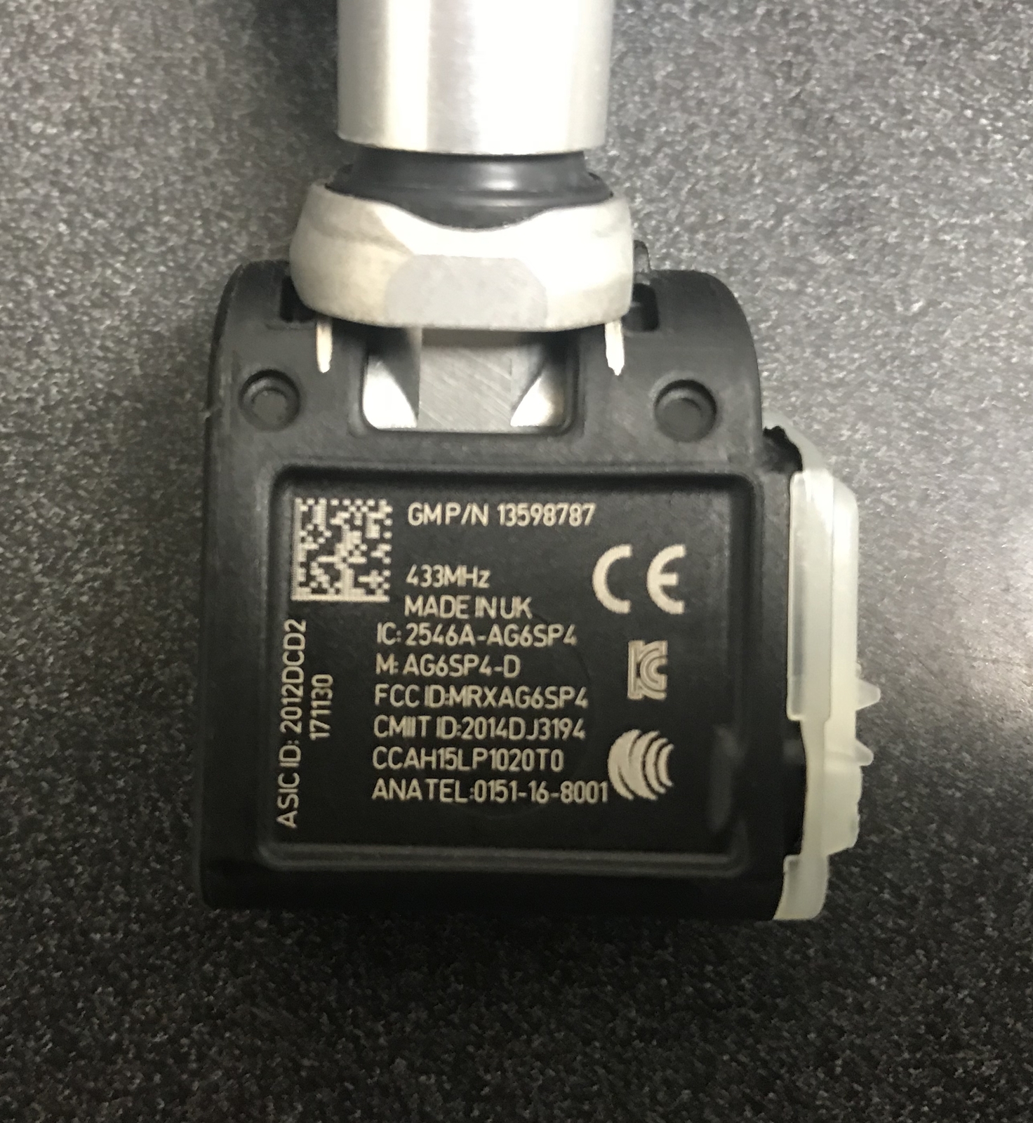 New OEM Tire Pressure Sensor - 2016-2019 Camaro, ATS, CTS 13598787 ...