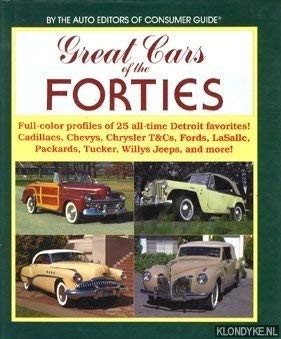 GREAT CARS OF THE FORTIES FULL-COLOR PROFILES OF 25 By Auto Editors Of ...