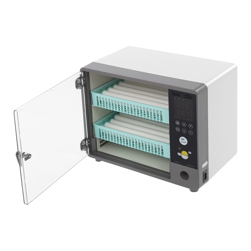 24 Eggs Incubator Chicken Egg Incubation Machine W/ Automatic Turning ...