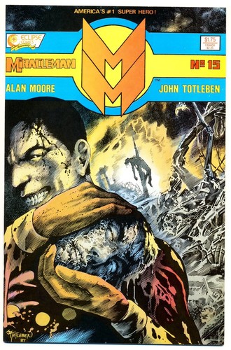 MIRACLEMAN #15 F, Alan Moore. Low print, Death Kid M.M., Eclipse Comics ...