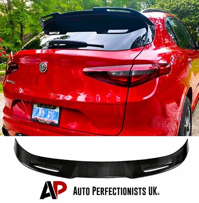 Alfa Romeo Stelvio Rear Gloss Black Roof Lip Spoiler Wing Body Kit 2017 ...