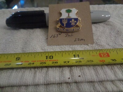 163rd Infantry 22M Unit Crest, DI, DUI (DRAW#122) | eBay