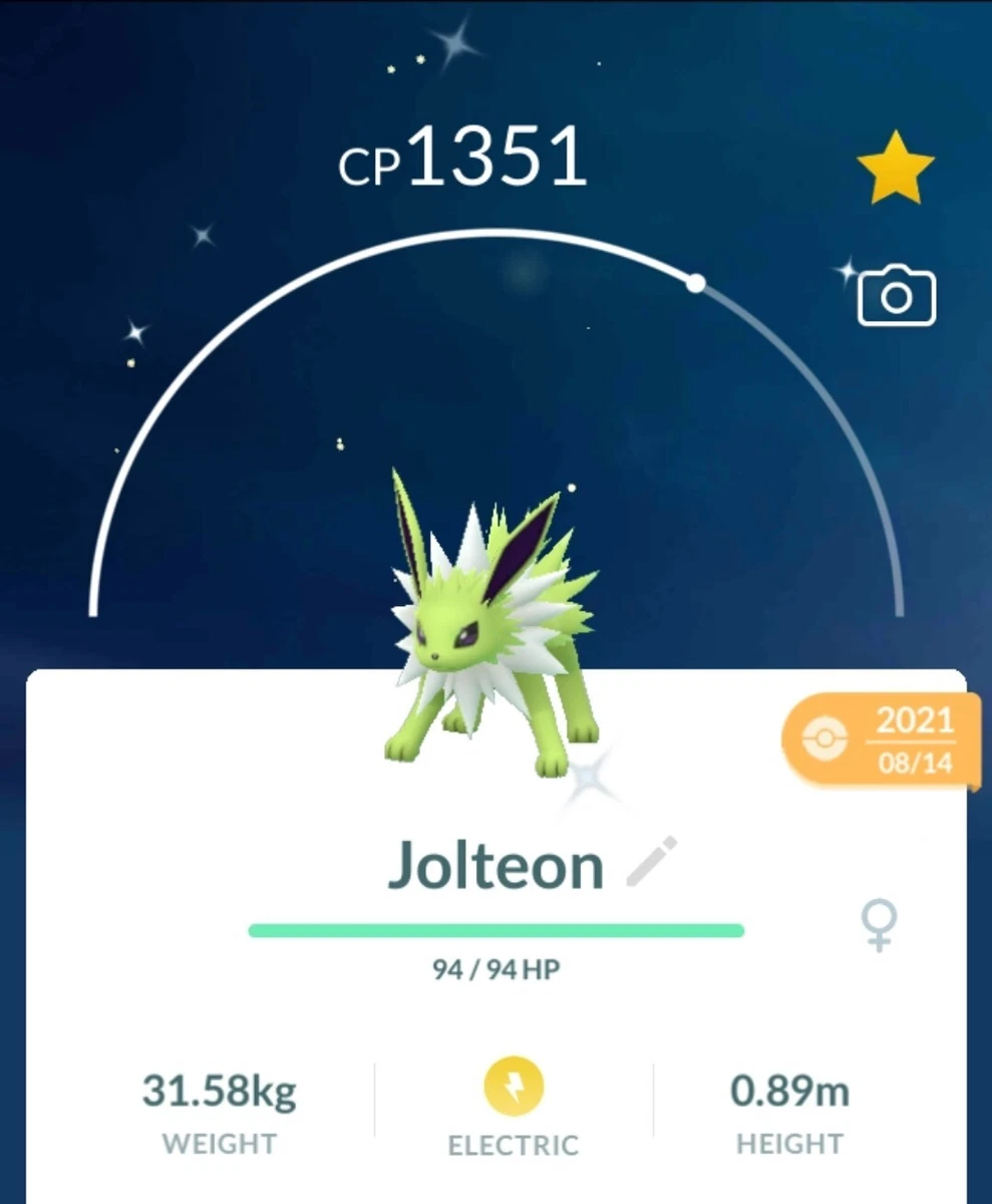 Pokemon Shiny Jolteon