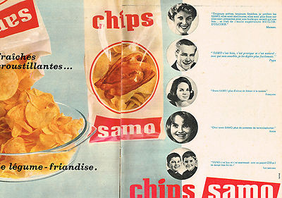 PUBLICITE ADVERTISING 064 1963 SAMO chips ( 2 pages))) | eBay