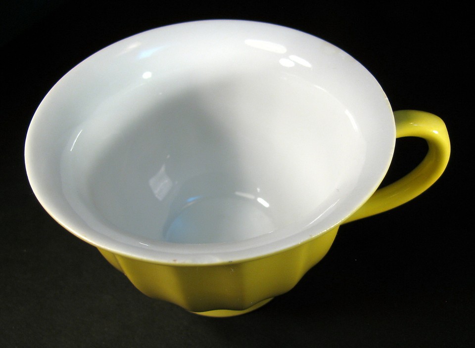 Vintage PK Unity Germany Tea Set Cup Saucer Plate Pitcher Yellow ...