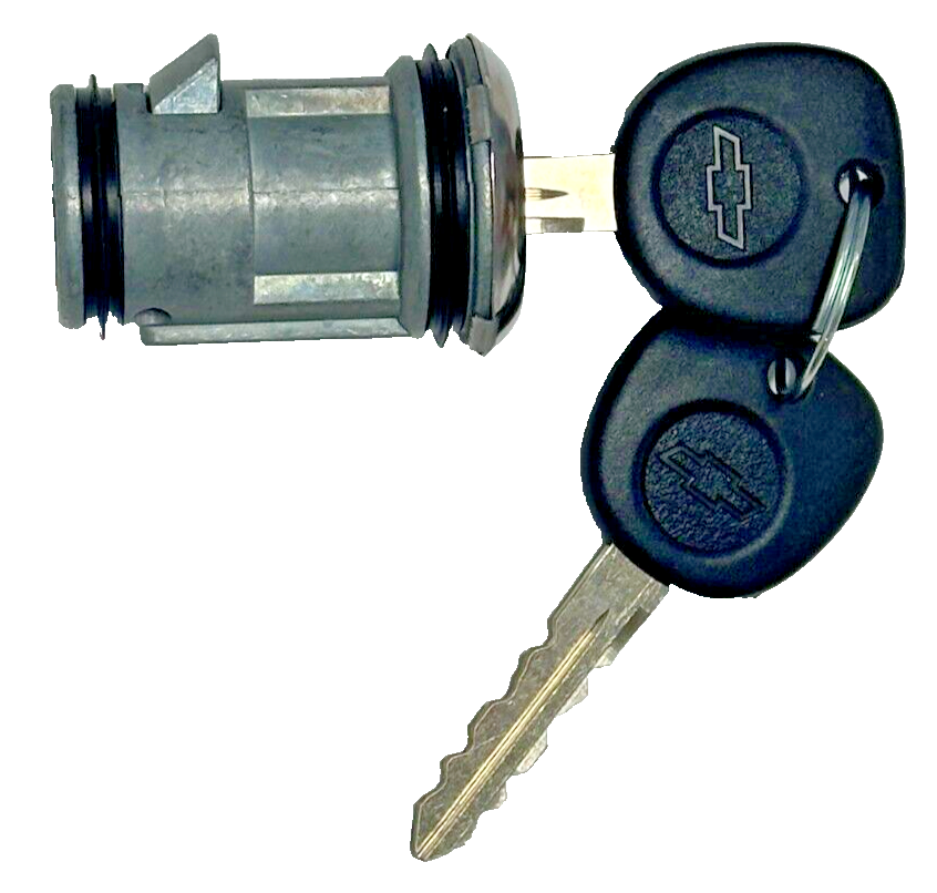 Chevy GMC Spare Tire Lock Key Cylinder Assembled 2 GM logo Keys | eBay