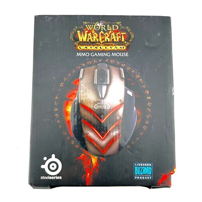 SteelSeries World of Warcraft WOW Cataclysm MMO Gaming Mouse | eBay