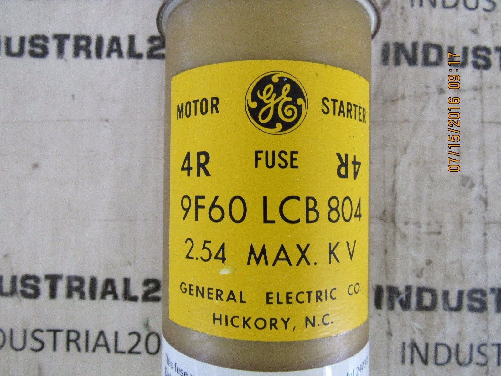 GENERAL ELECTRIC FUSE 9F60LCB804 4R V 2.54KV NEW IN BOX | eBay