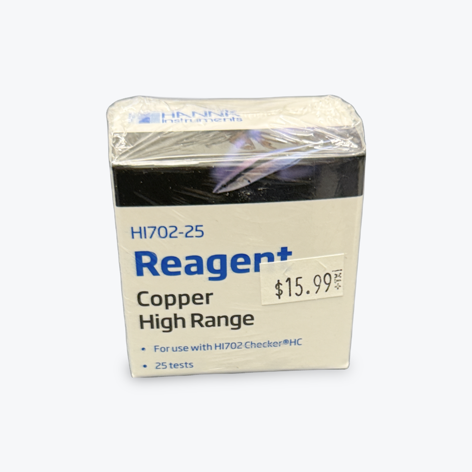HI702-25 Copper High Range Checker® Reagents (25 Tests) - Hanna ...