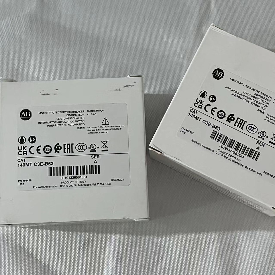 ALLEN BRADLEY 140MT-C3E-B63 Motor Protector / Circuit Breaker AB 140MT ...