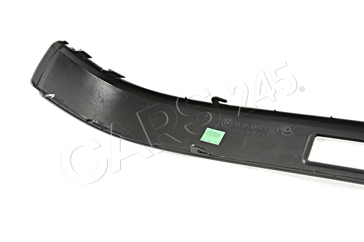 Genuine BMW E34 Sedan Wagon Bumper Impact Strip Left OEM 51121944433 | eBay