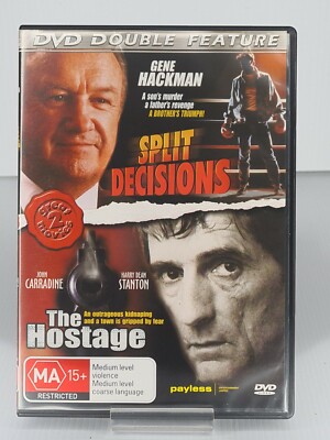 Split Decisions / The Hostage DVD Gene Hackman Jeff Fahey Jennifer Beals | eBay Australia