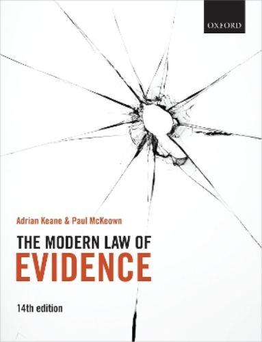 Paul McKeown Adrian Keane The Modern Law of Evidence (Poche ...