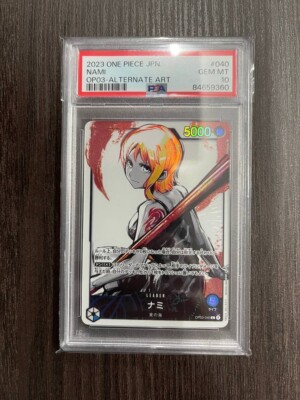 PSA 10 ONE PIECE Kartenspiel OP03-040 Nami Leader Parallel Japanisch | eBay