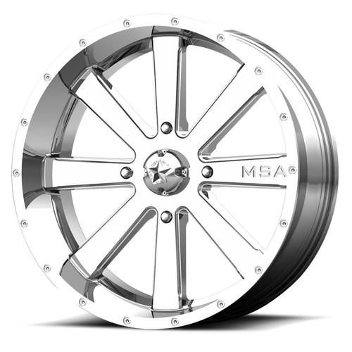 MSA OFFROAD M34 Flash Rim 20X7 4x156 Offset 0 Chrome (Quantity of 4) | eBay