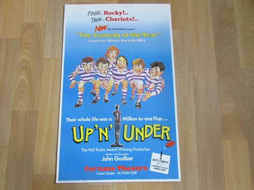 UP n UNDER John Godber Hull Truck RUGBY Comedy FORTUNE Theatre Original ...